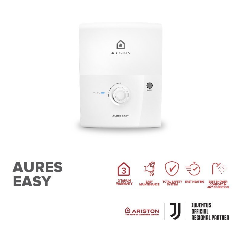 Jual Water Heater ARISTON Aures Easy - 2400 Watt (NEW) | Shopee Indonesia