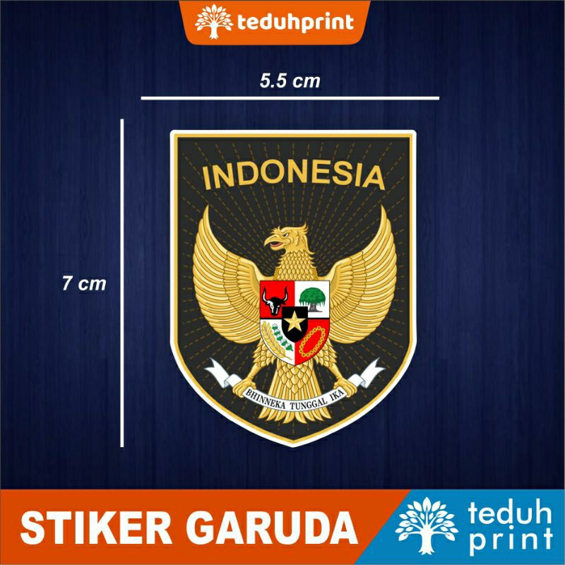 Jual Sticker Stiker Lambang Timnas Garuda Merah Putih / Timnas ...