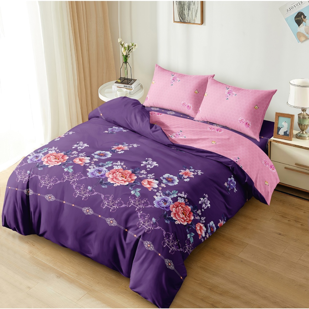 Jual Aloha - Bed Cover Set King 180x200 Tinggi 20 Rumbay - Belvina ...
