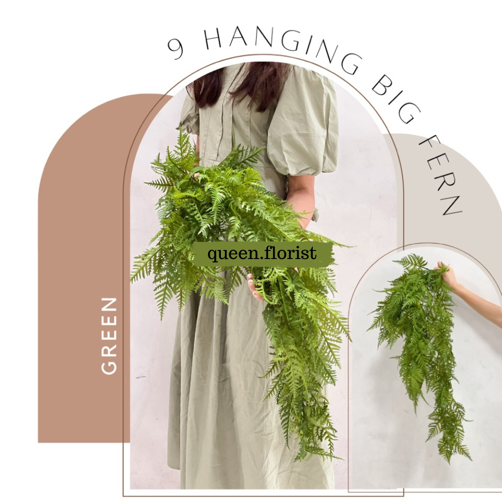 Jual 9 FORK HANGING BIG FERN EUCALYPTUS GRASS DAUN JUNTAI JuntaI ...
