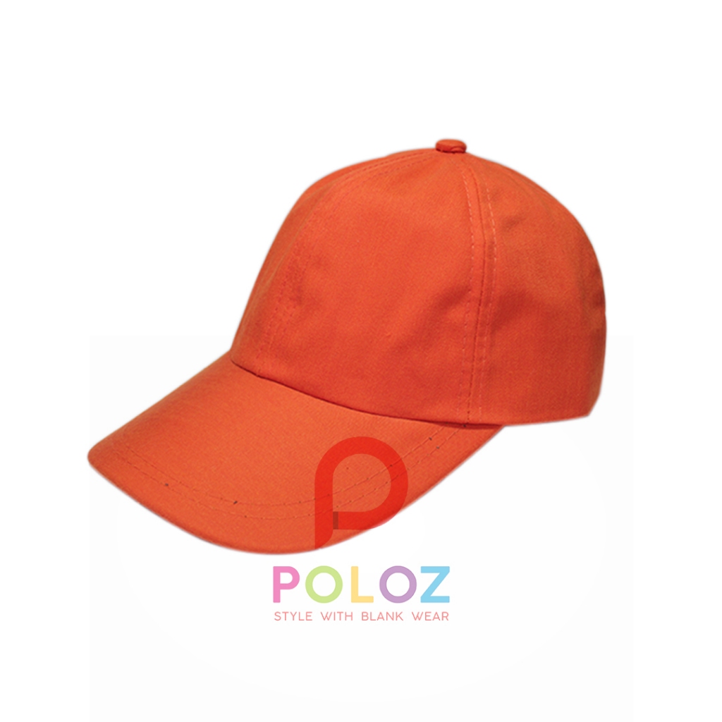 Jual TOPI POLOS ORANGE POLOS BASEBALL | Shopee Indonesia