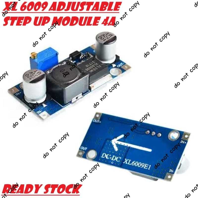 Jual XL6009 Step Up Only DC-DC 4A Adjustable Modul DC XL-6009 | Shopee Indonesia