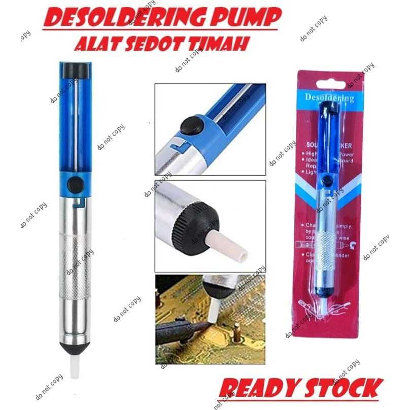 Jual Alat Pompa Penyedot Timah Solder Sucker Desoldering Pump Sedotan ...