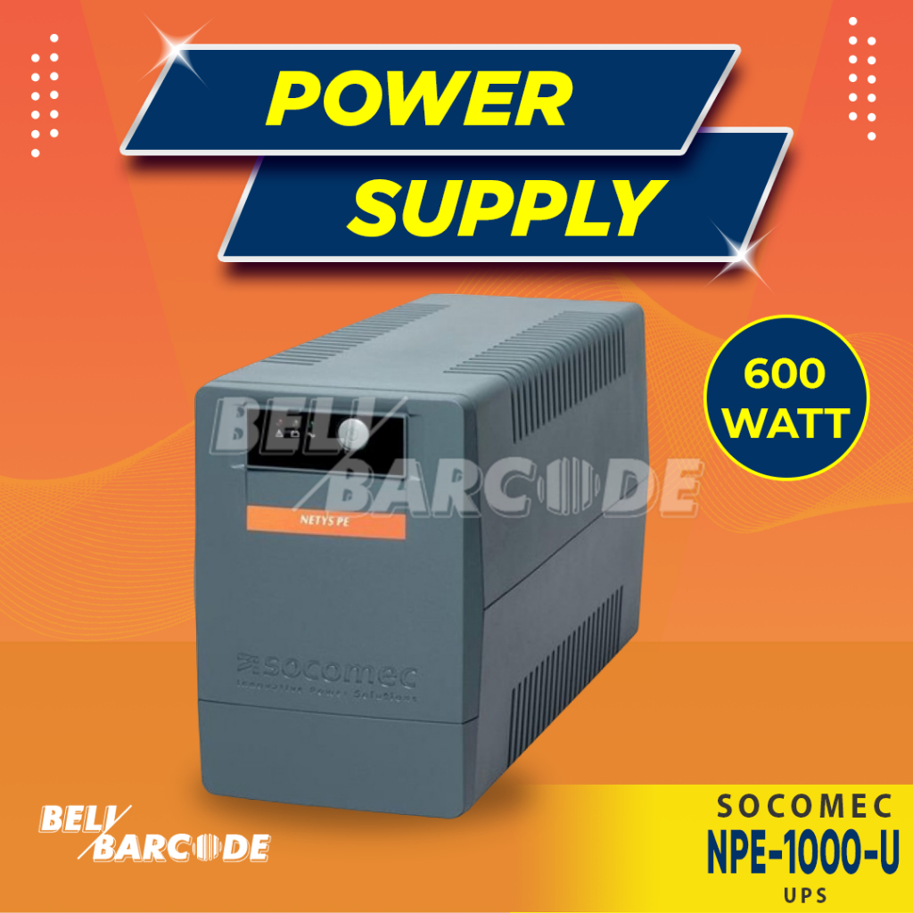 Jual UPS Socomec 1000va Power Supply 600watt NPE-1000-U Universal Socket | Shopee Indonesia