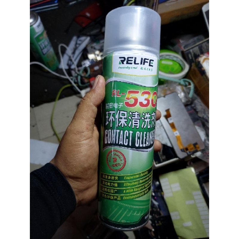 Jual CONTACT CLEANER RELIFE RL - 530 550ML CAIRAN PEMBERSIH KACA LCD ...