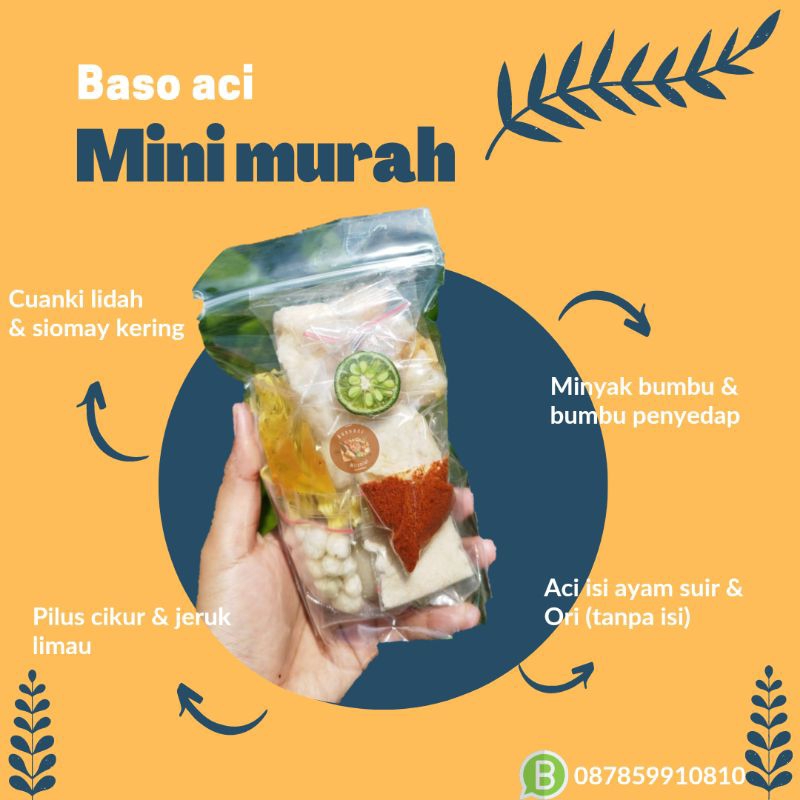 Jual baso aci murah (mini) | Shopee Indonesia
