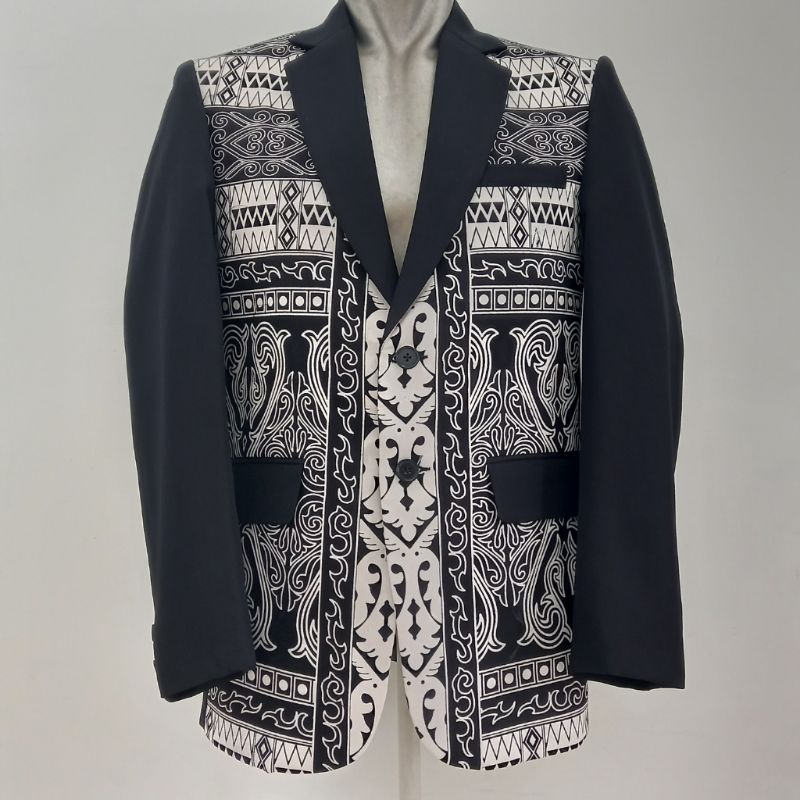 Jual Jas Ulos Sumatera /Jas Formal Ulos Sumatera / Jas motif ulos / Jas ...