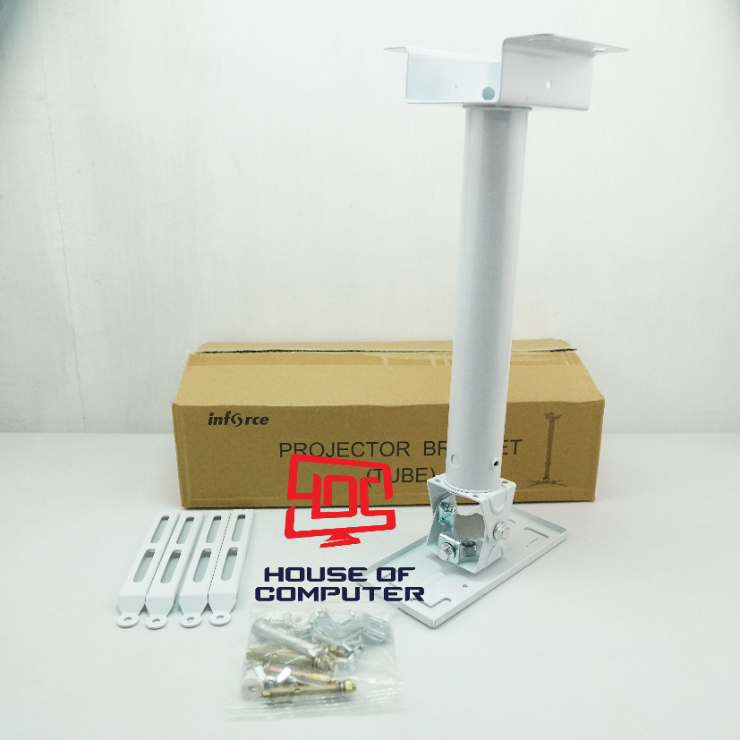 Jual BRACKET PROYEKTOR INFORCE TUBE BULAT 40-65CM VGA 65 - PUTIH ...