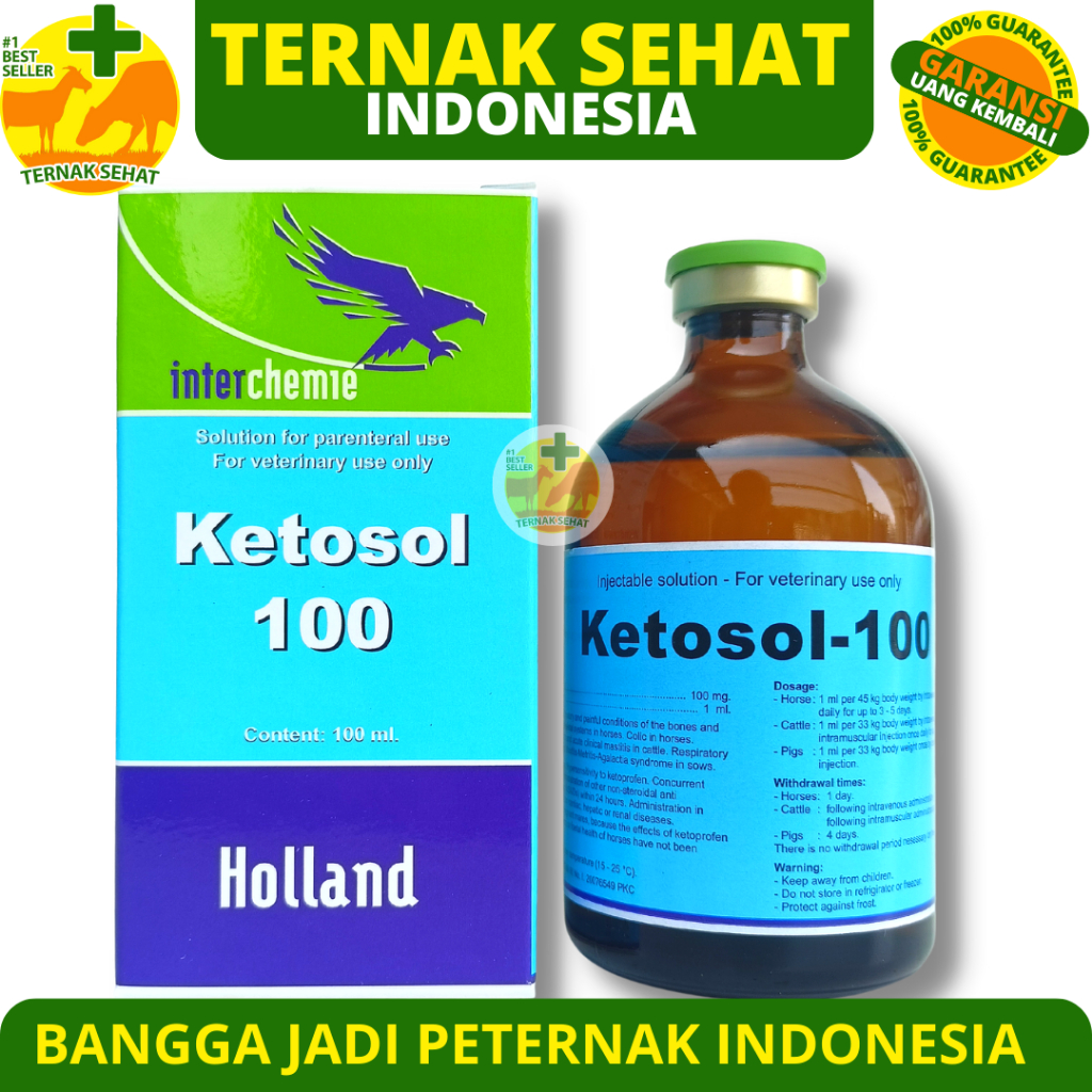 Jual KETOSOL 100ML - (Pengganti Phenylject) Anti Inflamasi NSAID Aman ...