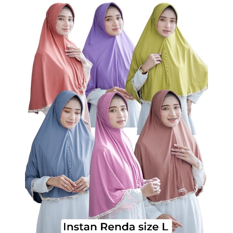Jual Hijab Instan Jersey Bergo Jersey Hamidah GROSIR Jilbab Instan ...