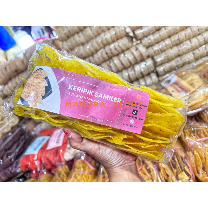 Jual KRIPIK SAMILER MADURA / KRUPUK SAMILER MADURA / KRUPUK OPAK MADURA ...