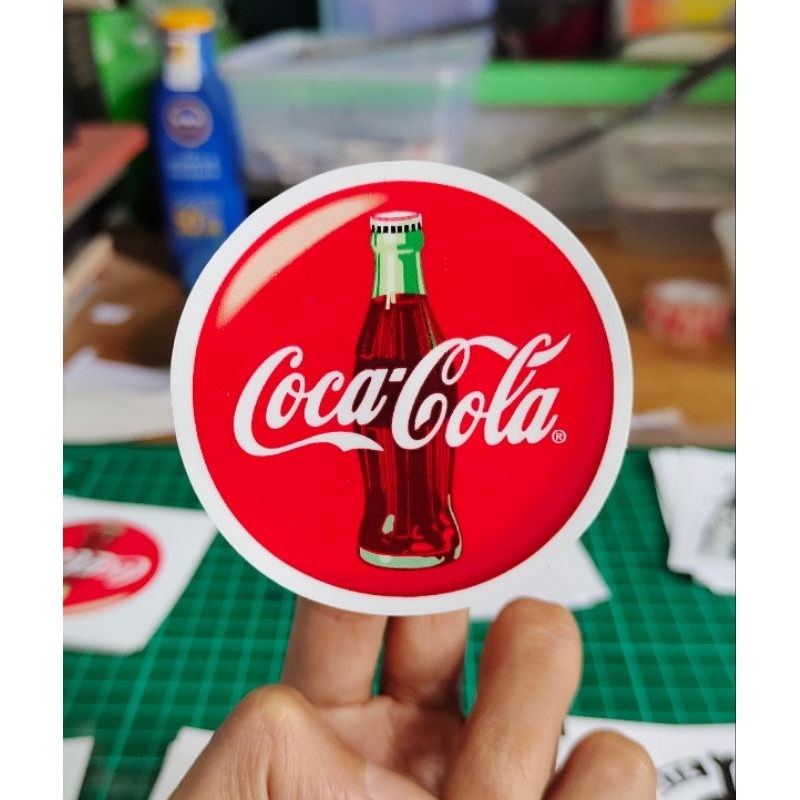 Jual stiker print Coca cola custom stiker keren murah | Shopee Indonesia