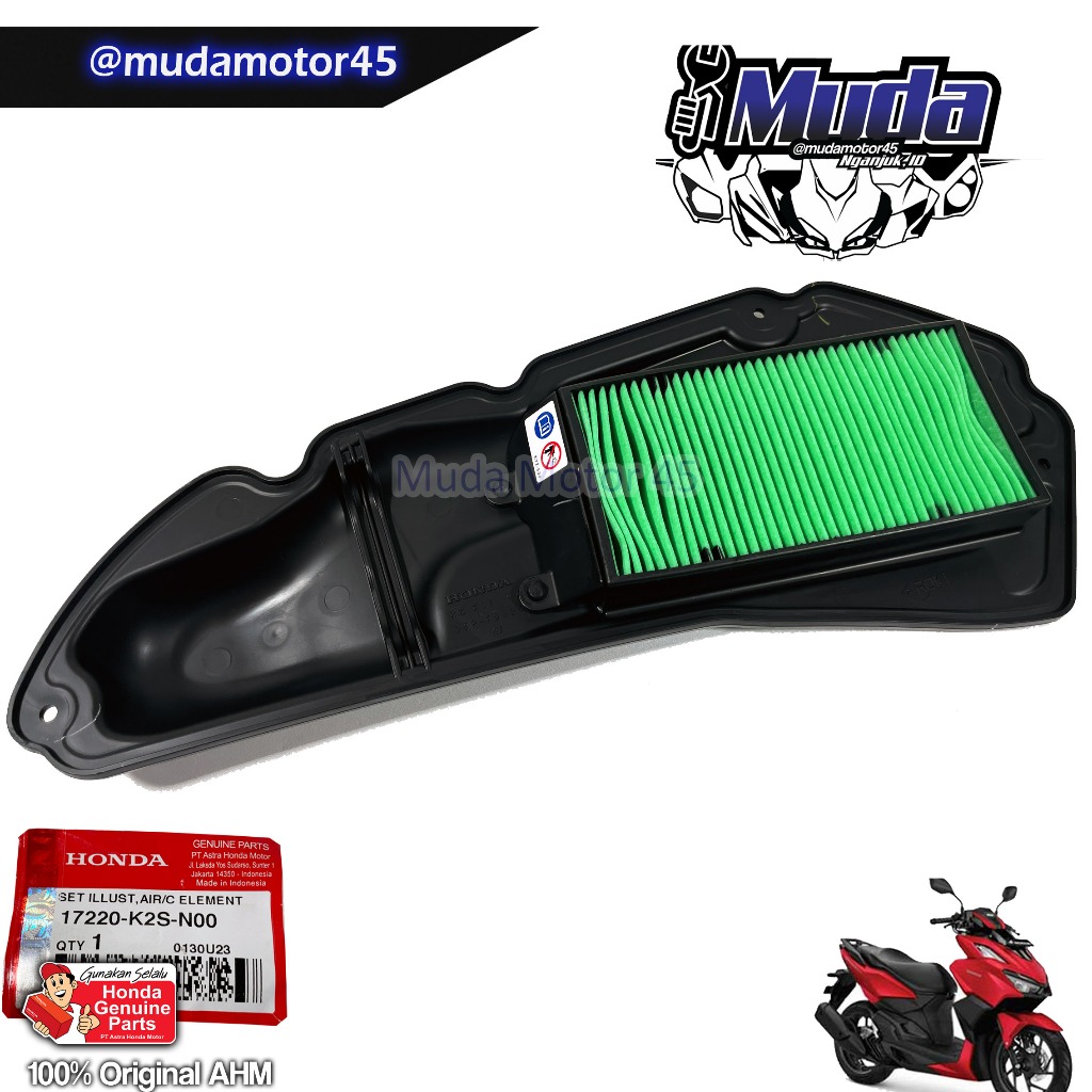 Jual FILTER VARIO STYLO 160 SARINGAN UDARA 17220-K2S-N00 BUSA ELEMENT ...