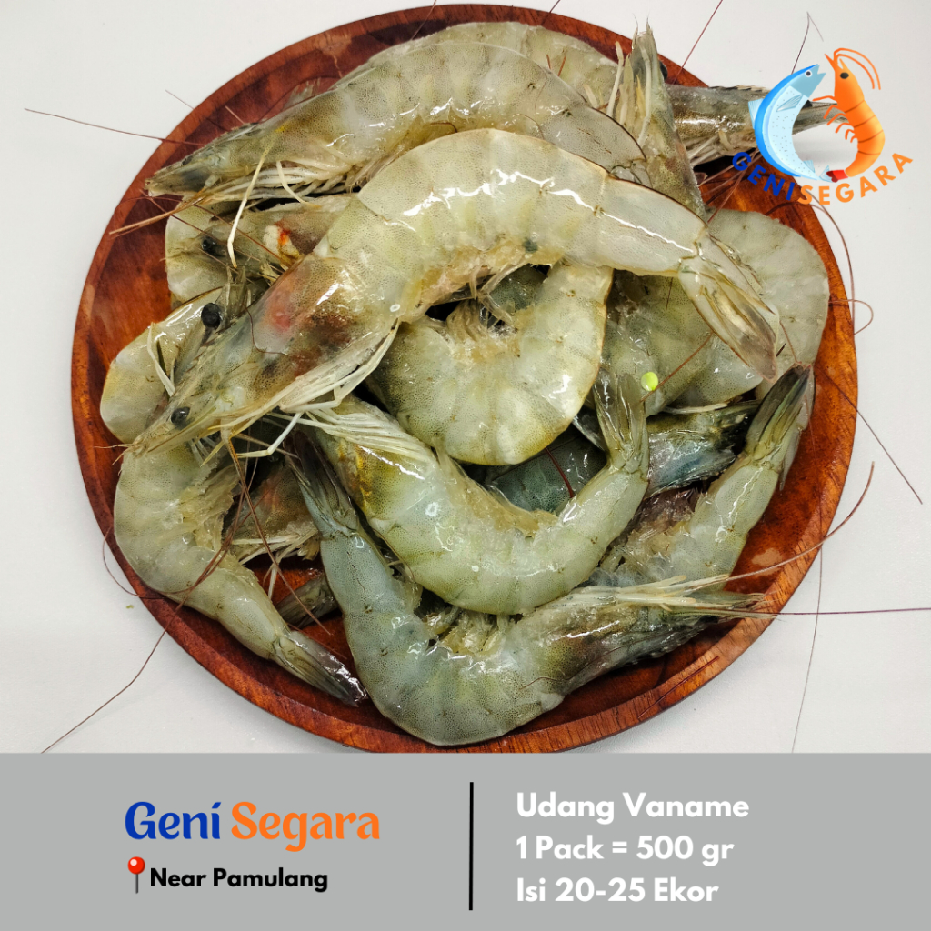 Jual Udang Vaname 1000 gr - Raja Udang Size 40 - Fresh Frozen Seafood ...