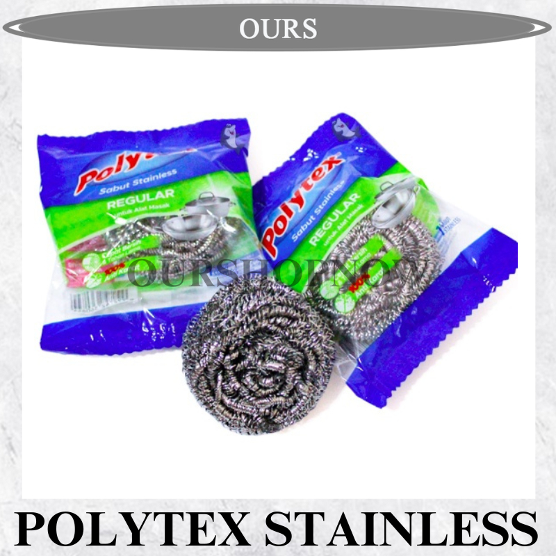Jual Polytex Sabut Stainless Ball Regular Sachet Per Pcs - Serabut ...