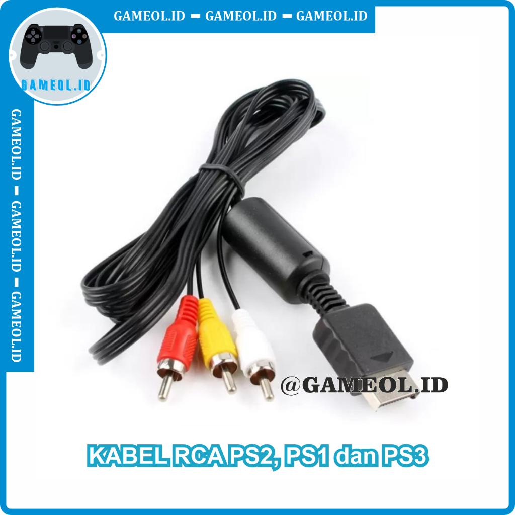 Jual Kabel PS2 Ke TV / AV / RCA / RGB | Shopee Indonesia