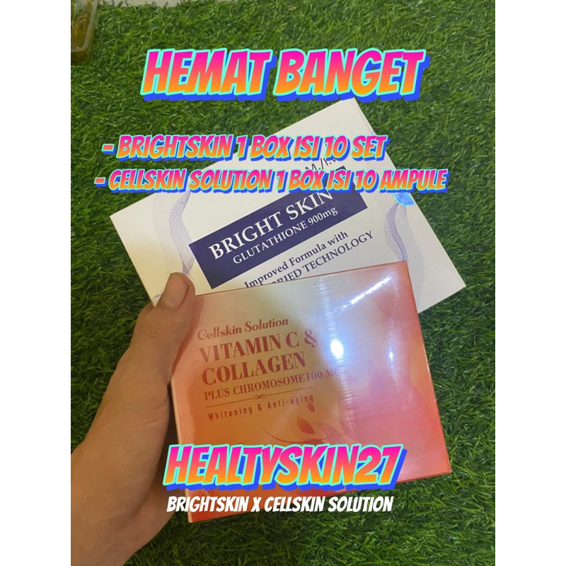 Jual PAKET INFUS BOOSTER CELLSKIN COLLAGEN + BRIGHTSKIN GLUTATHION ...