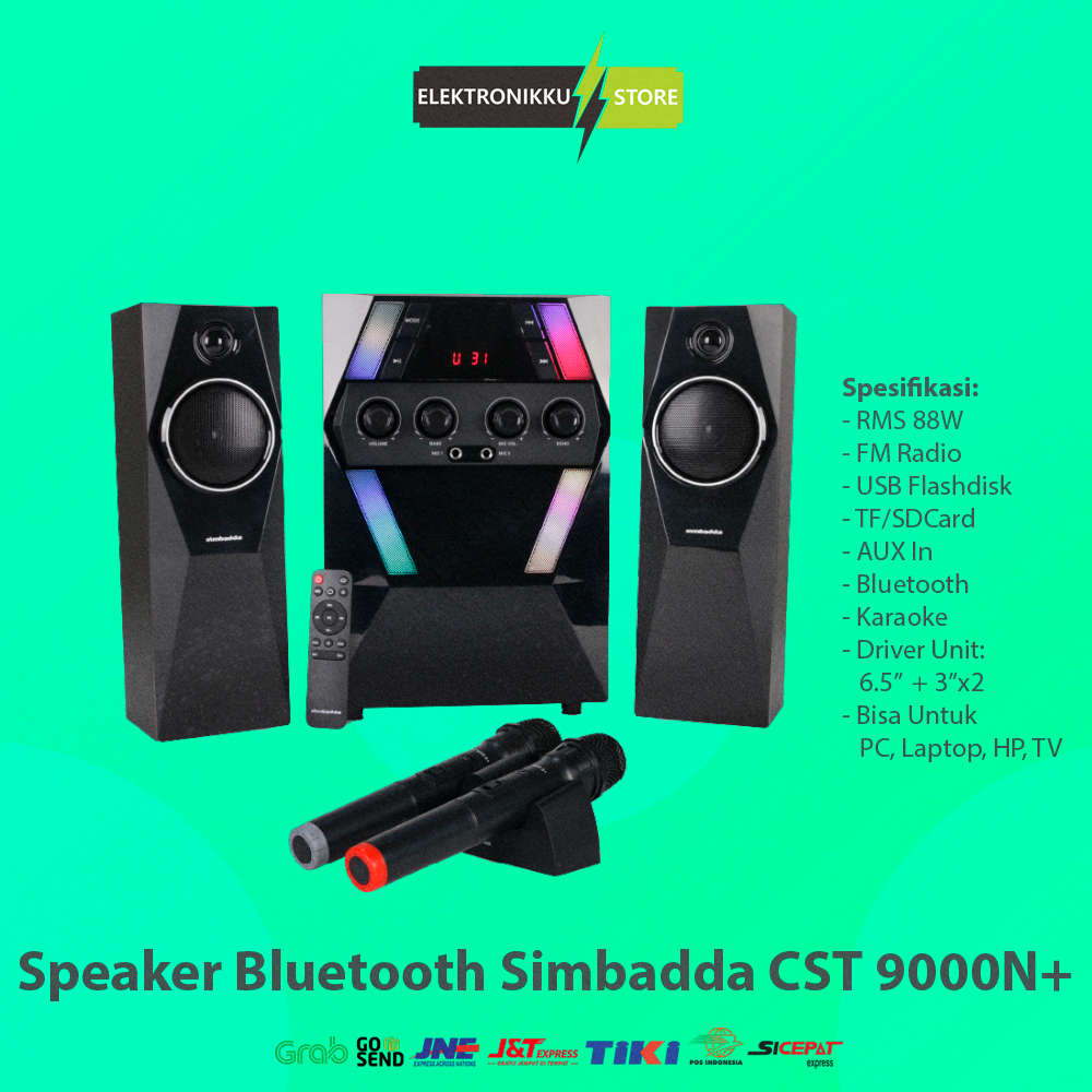 Jual Speaker Simbadda CST 9000N+ Bluetooth Karaoke Komputer PC Laptop ...