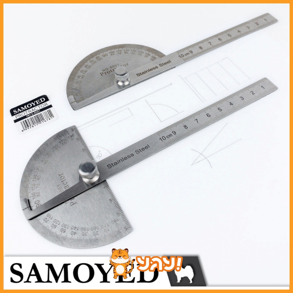 Jual YAY! Penggaris Busur Derajat / Sudut Besi / Stainless Steel ...