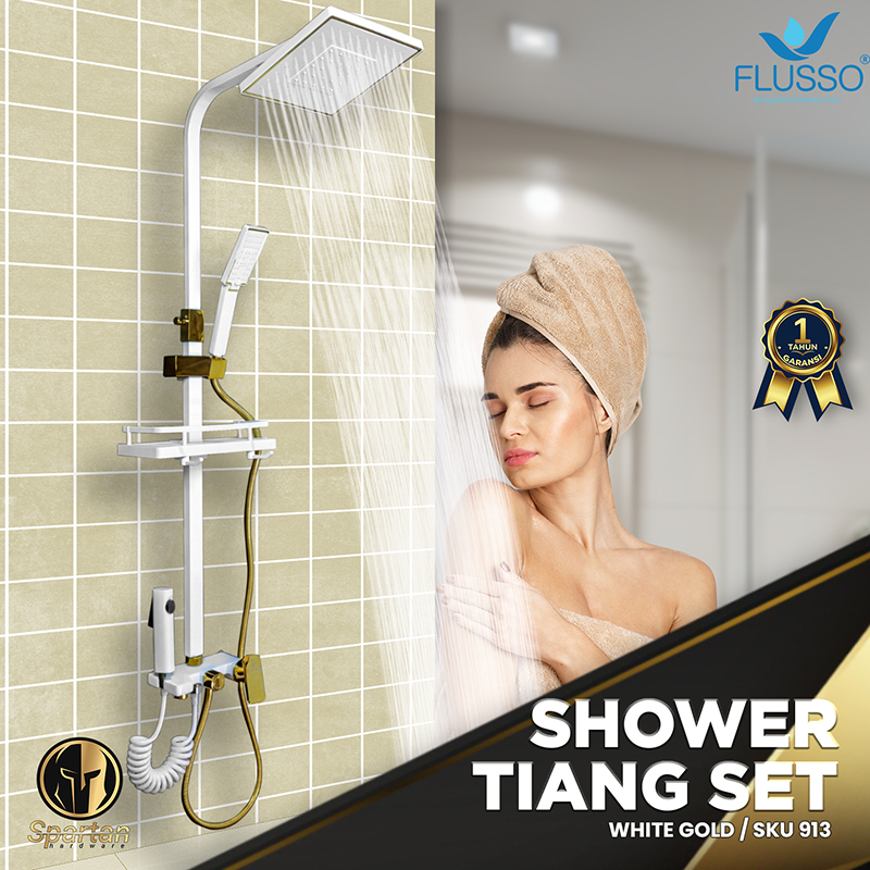 Jual Shower Set Kamar Mandi Rain Keran Cabang Paket Lengkap Shower ...