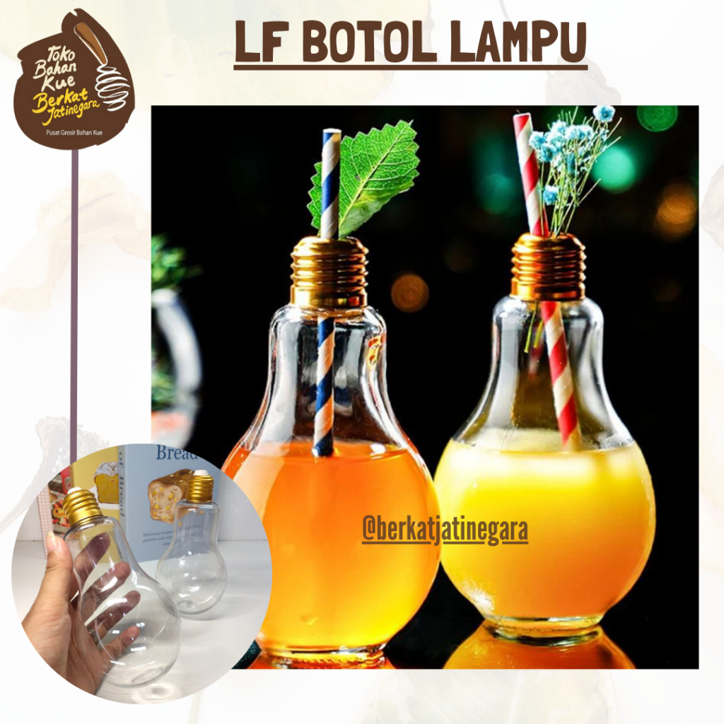 Jual BOTOL LAMPU BOHLAM 250 ML / LF BOTOL LAMPU / BOTOL / HIASAN /PCS ...