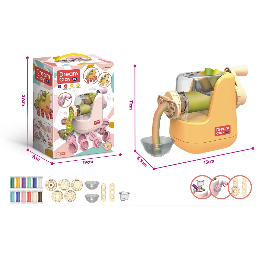 Jual Mainan Kitchen Alat Masak Dapur Clay Polymer Dough Set / Slime ...