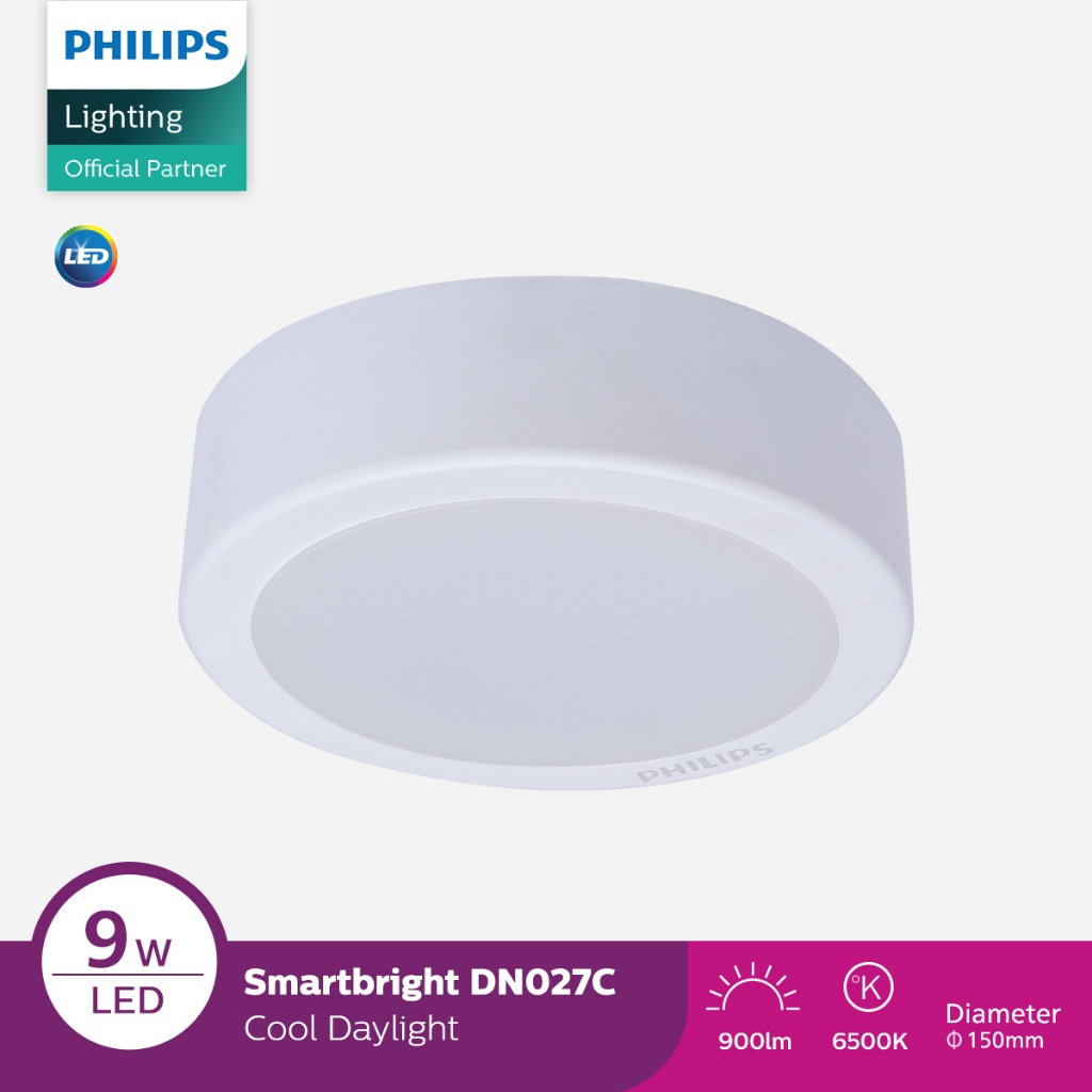 Jual Philips Outbow DN027C G3 D150 9W 6500K - Cool White | Shopee Indonesia