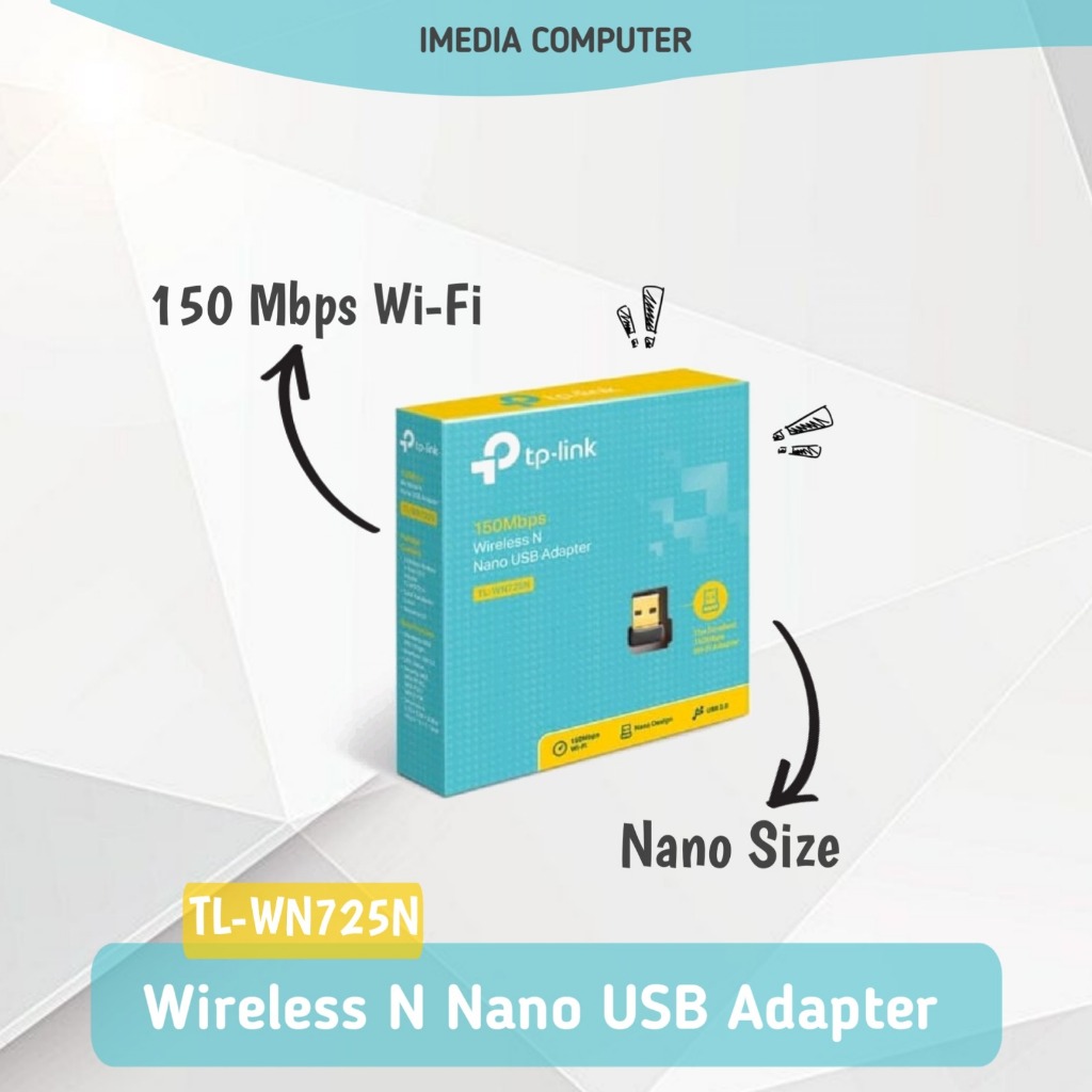 Jual TP-LINK TL-WN725N : 150Mbps Wireless N Nano USB Adapter | Shopee ...