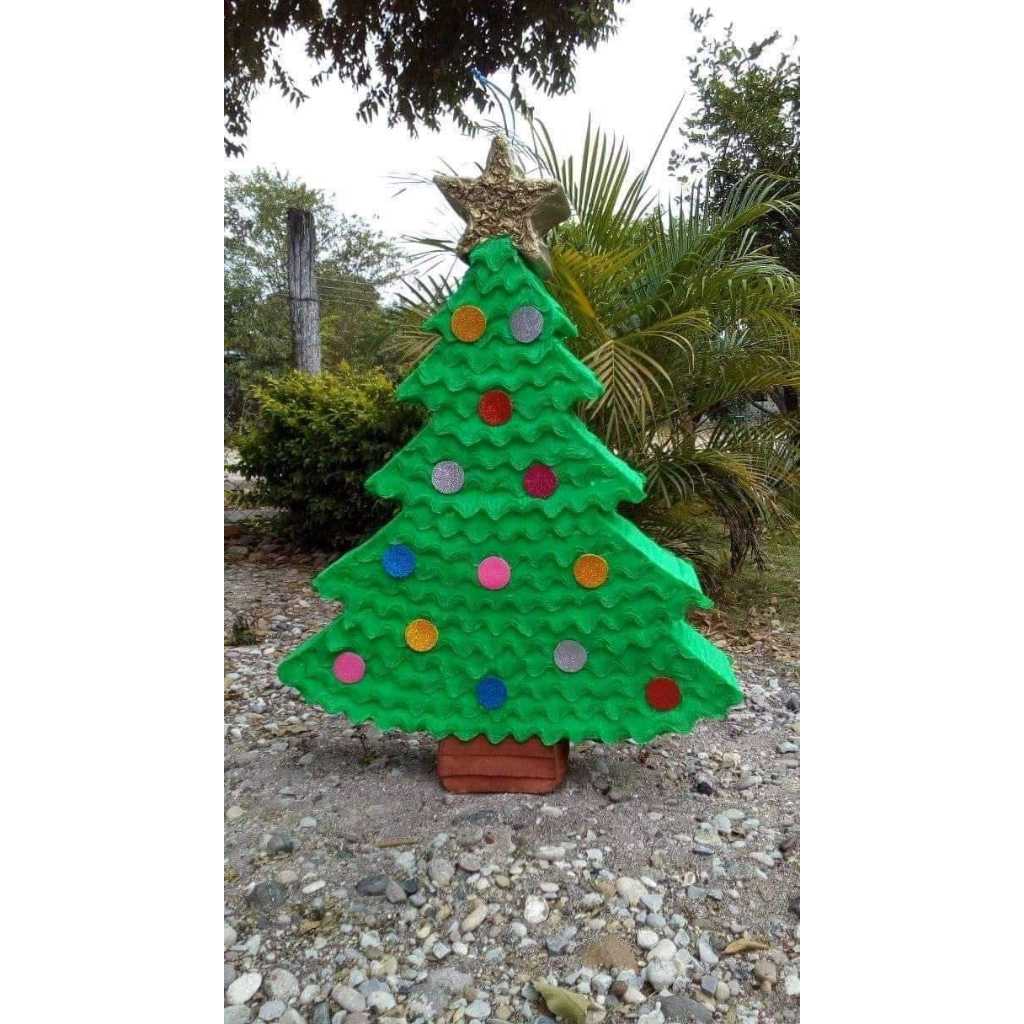 Jual Pinata Pukul/Pinata Tarik Karakter Tema Natal Motif Pohon Natal ...