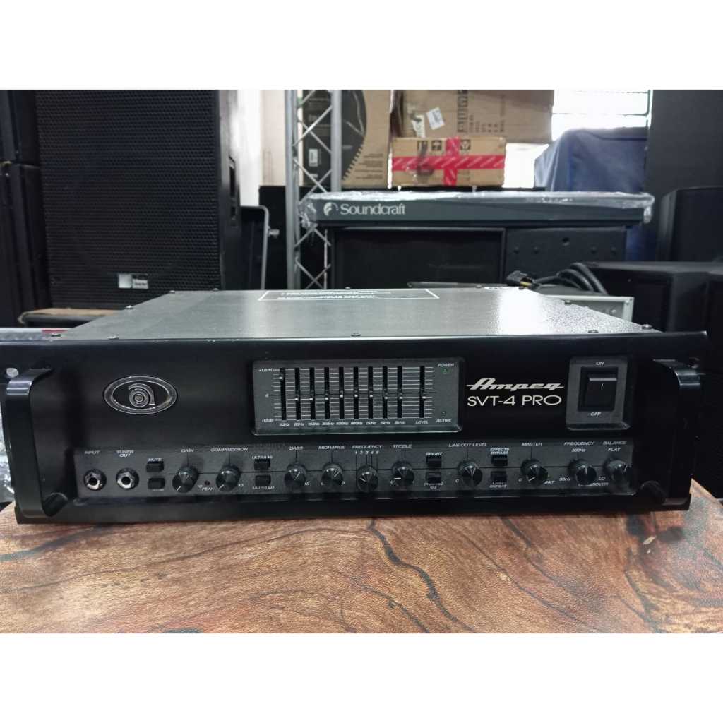 Jual Ampeg SVT-4PRO 1200-watt Tube Preamp Bass Head | Shopee Indonesia