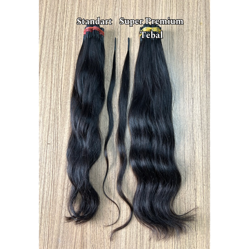 Jual Hair Extension Super Premium Tebal 50cm | Shopee Indonesia