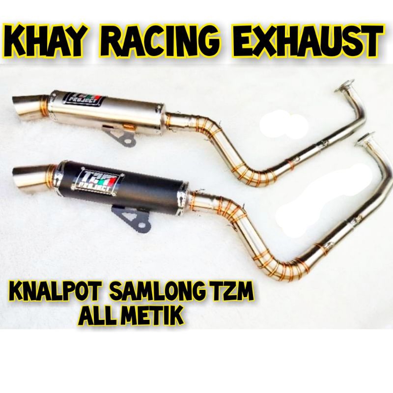Jual Knalpot Samlong Tzm project Beat vario scoopy mio genio nmax aerox ...
