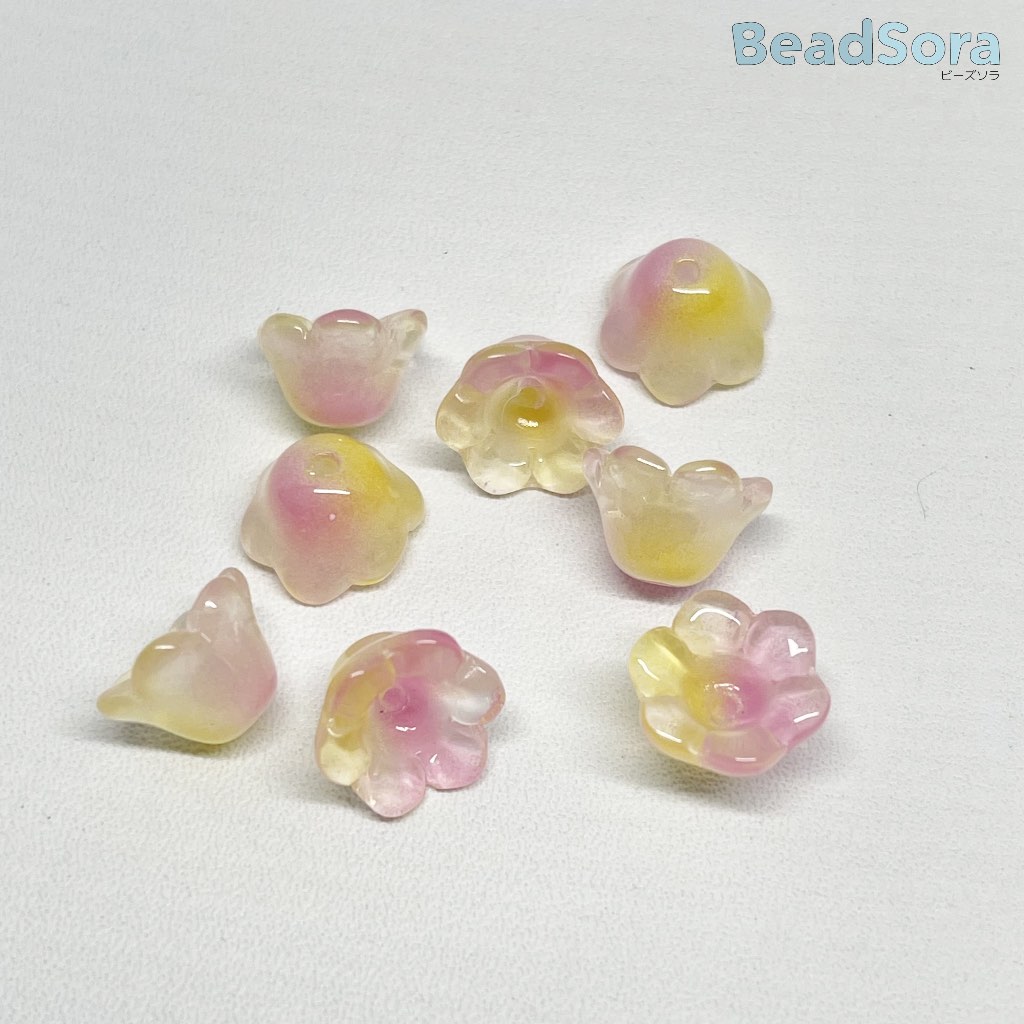 Jual 5 pcs - Manik kaca bentuk bunga lily beads | Shopee Indonesia