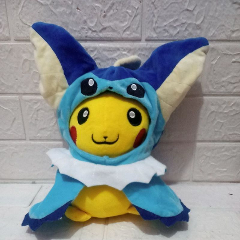 Jual Boneka Pikachu Vaporeon 29cm Boneka Pokemon Boneka Vaporeon New ...