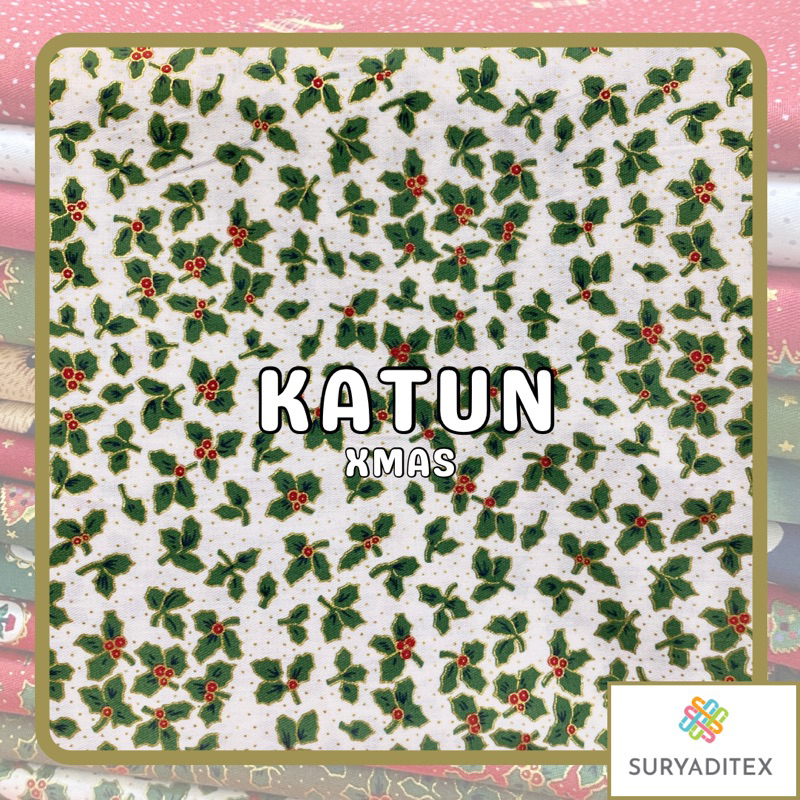 Jual Katun Jepang Ori - Daun Xmas (Xmas Special Edition) | Shopee Indonesia