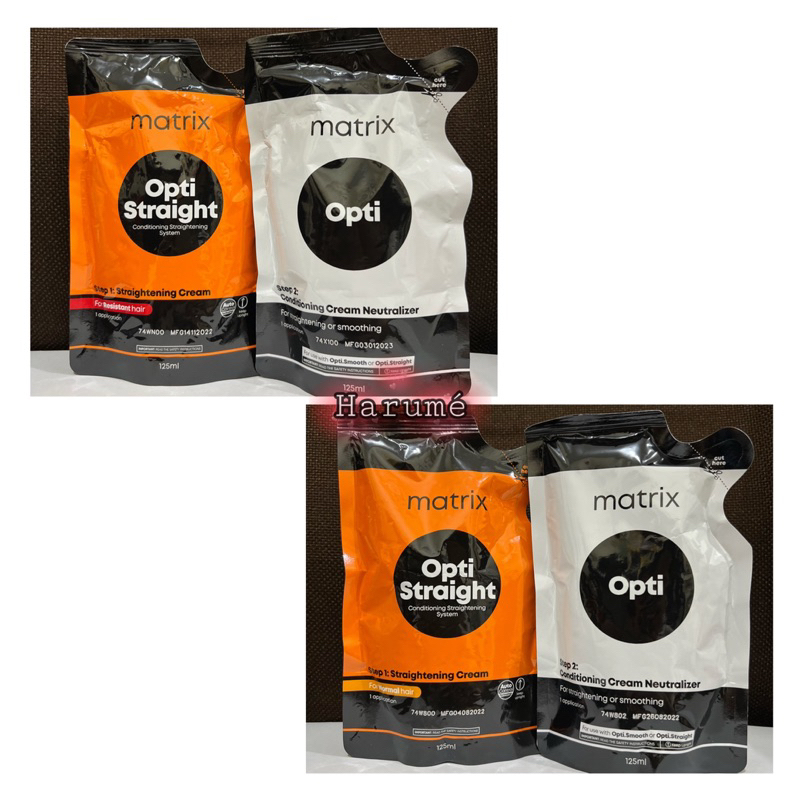 Jual Matrix Mini Opti Straight 125ml / Matrix Smoothing / Matrix Obat ...