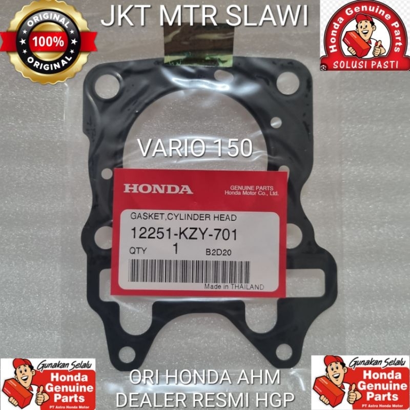 Jual 12251 kzy 701 gasket cylinder head Vario 150 adv 150 pcx 150, paking cylinder head 150 ...