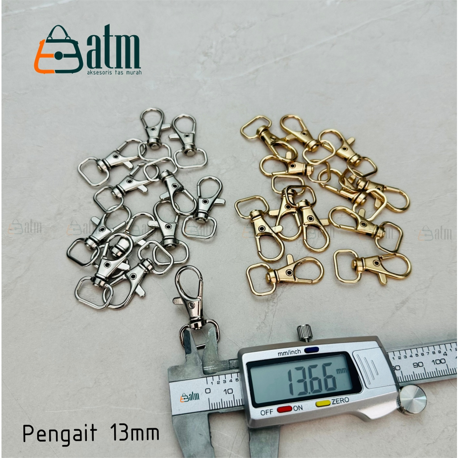 Jual Kait Tas / Kew Kew / Cantolan Murah 13mm Harga per Lusin | Shopee ...