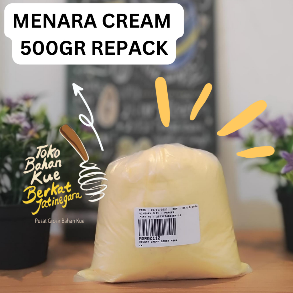 Jual MENARA CREAM 500GR REPACK / MARGARINE MENARA CREAM | Shopee Indonesia