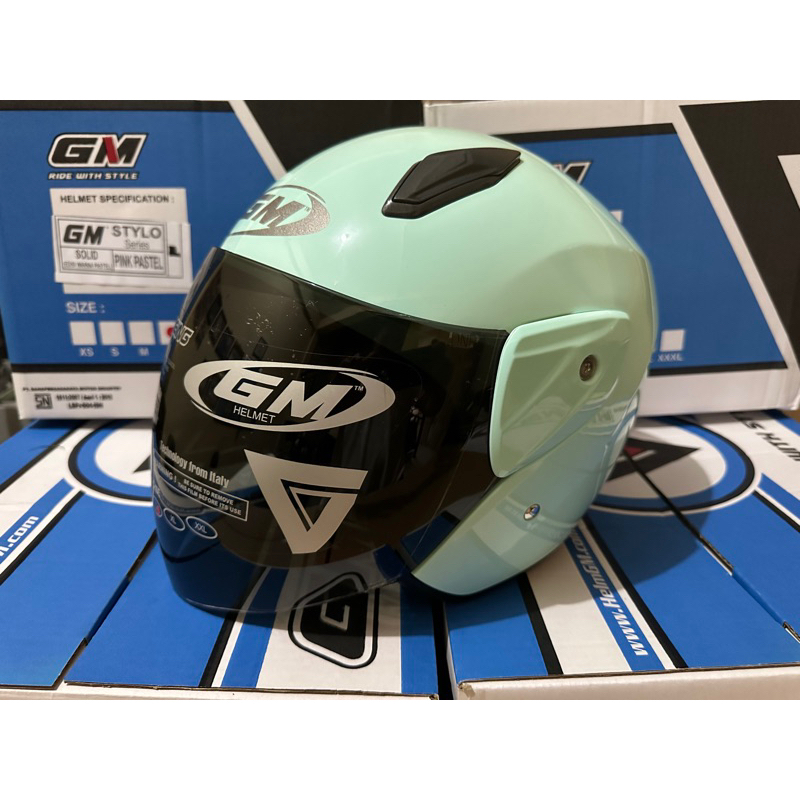 Jual HELM GM STYLO SOLID - SNI | Shopee Indonesia