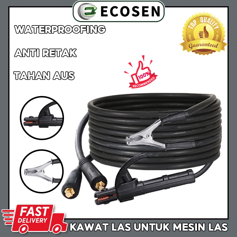 Jual ECOSEN Welding Cable Set 2/3/5/10 meter/Kabel las set /Tang Las ...
