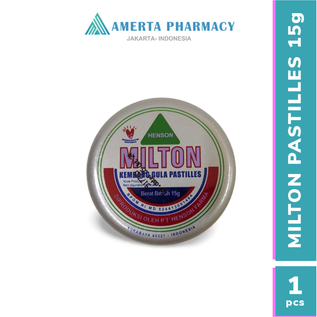 Jual Milton Pastilles Candy 15gr Permen Kaleng Rasa Mint | Shopee Indonesia