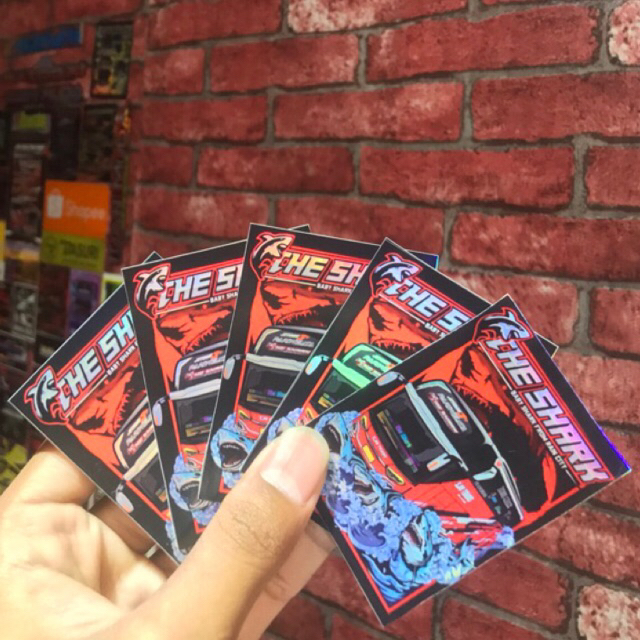 Jual Stiker Bus Sjm Trans The Shark Hologram Cutting Lasser | Shopee ...
