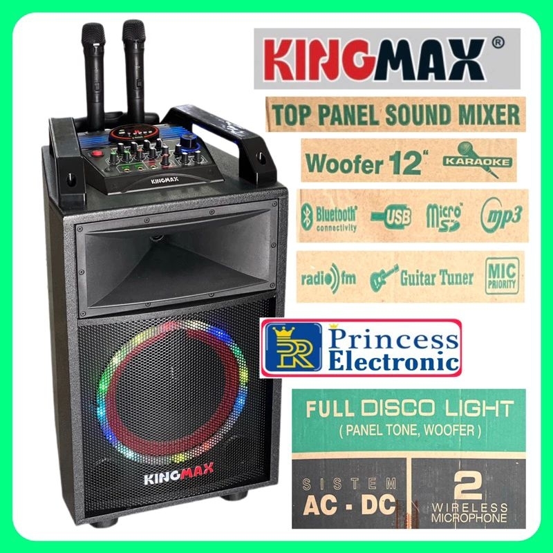 Jual Kingmax Speaker portable PA3000 (Khusus Sidoarjo Surabaya Gersik Mojokerto) | Shopee Indonesia