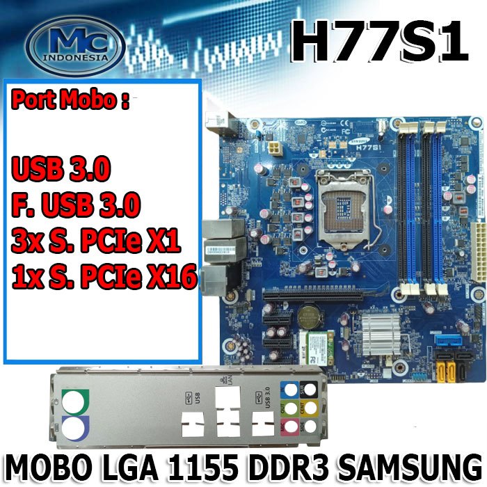 Jual Mainboard Motherboard H77 intel LGA 1155 | Shopee Indonesia