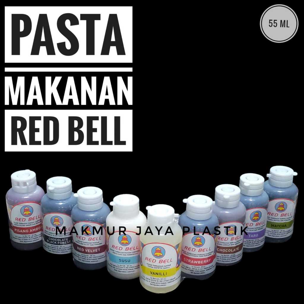 Jual Red bell pasta makanan varian rasa kemasan 55 ml | Shopee Indonesia
