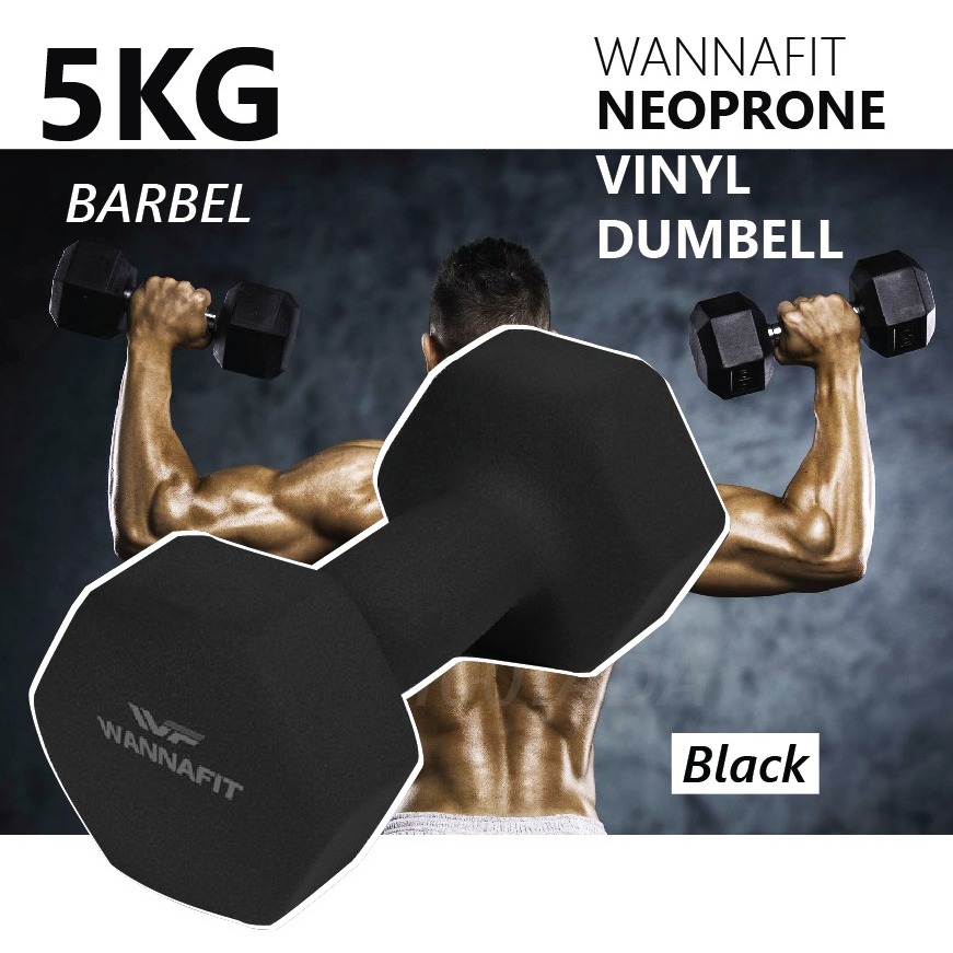 Jual Dumbell 5kg Dumbbell Neoprene Barbel Vinyl Anti slip 5 kg | Shopee ...