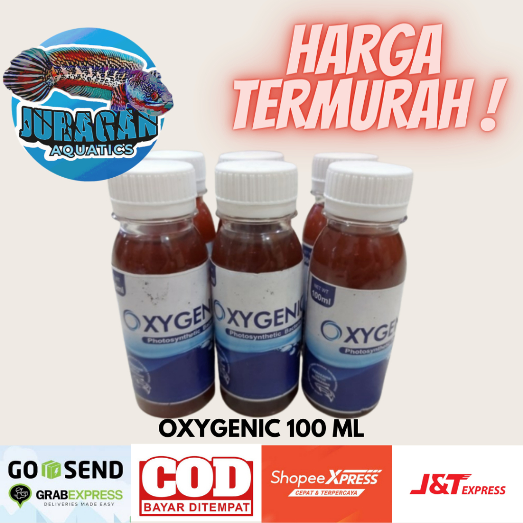 Jual Oxygenic Bakteri Starter Cair Aquarium Probiotic 100ml - Oxygenic ...