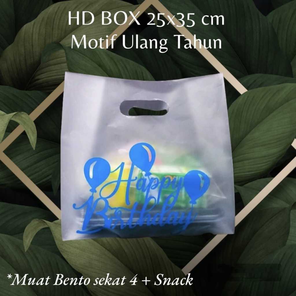 Jual Kantong Plastik Ulang Tahun Motif 25x35cm / Plastik HD BOX Happy ...