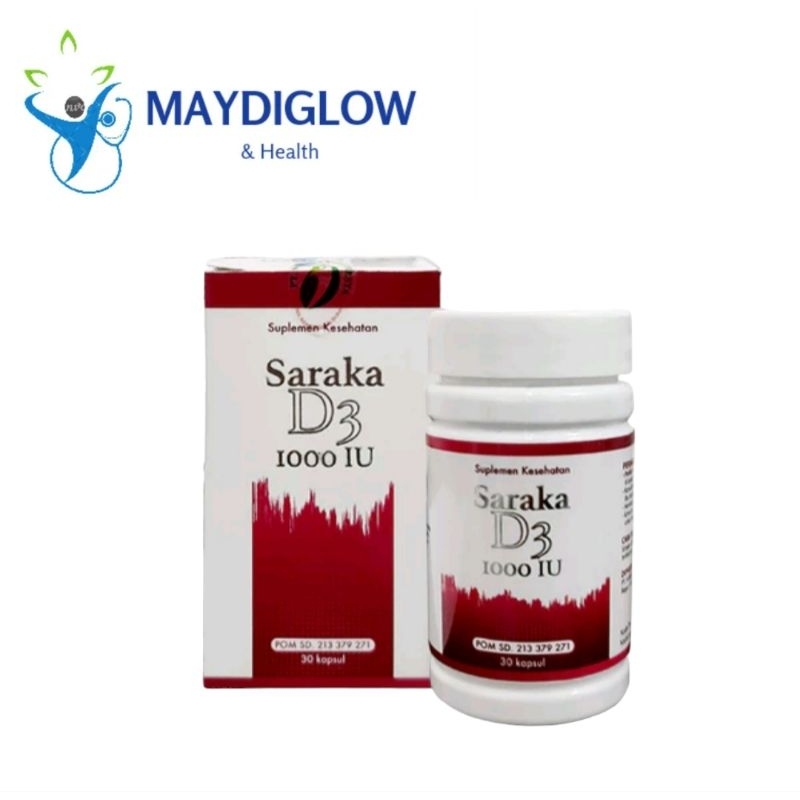 Jual SARAKA Vitamin D3 1000 IU isi 30 Capsul | Shopee Indonesia